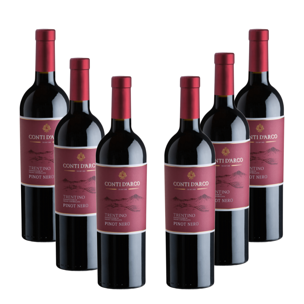 Vino Pinot Nero Trentino DOC Conti d'Arco | Eleganza e Carattere ...