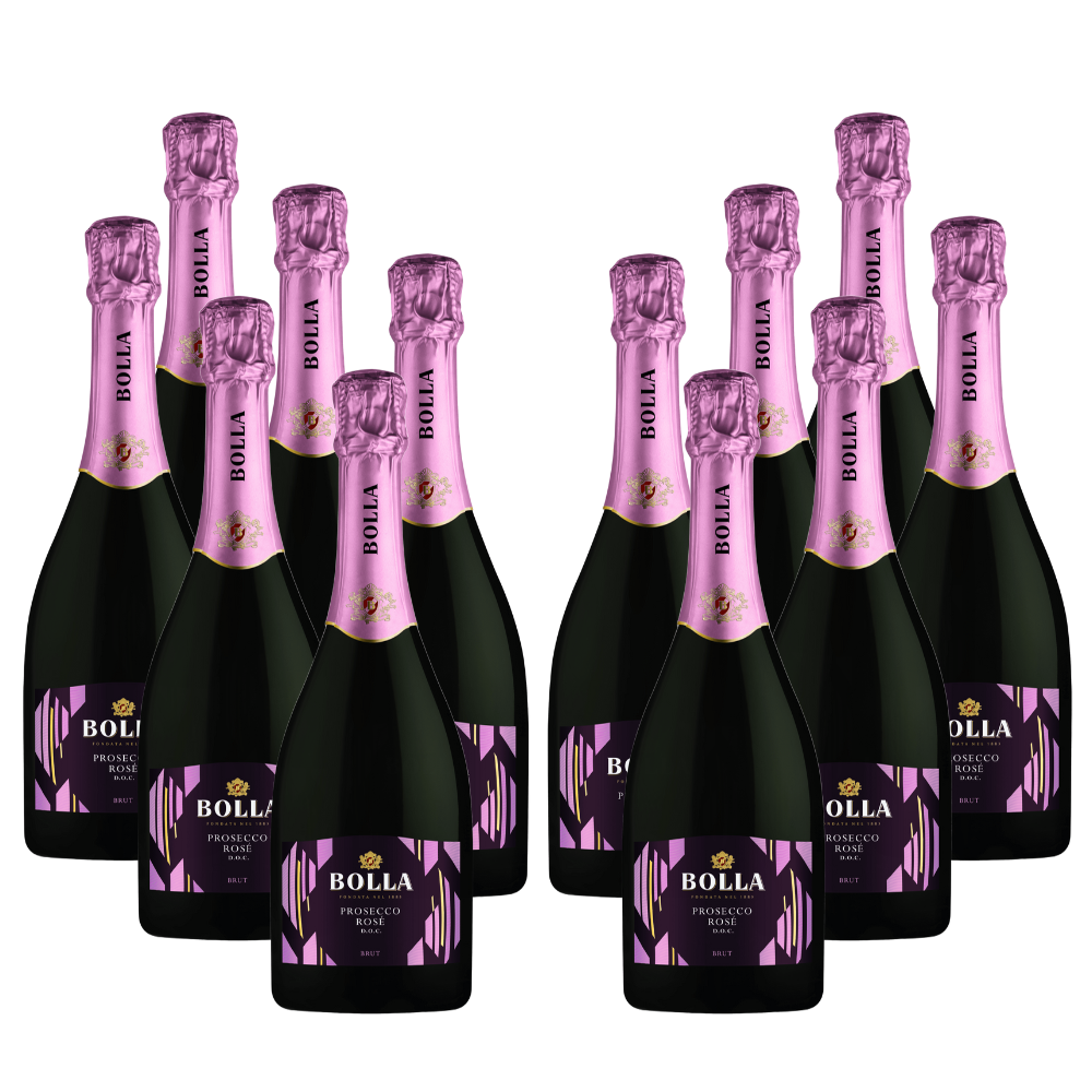 Vino Prosecco Rosé DOC Brut Bolla | Eleganza e Bollicine Italiane ...